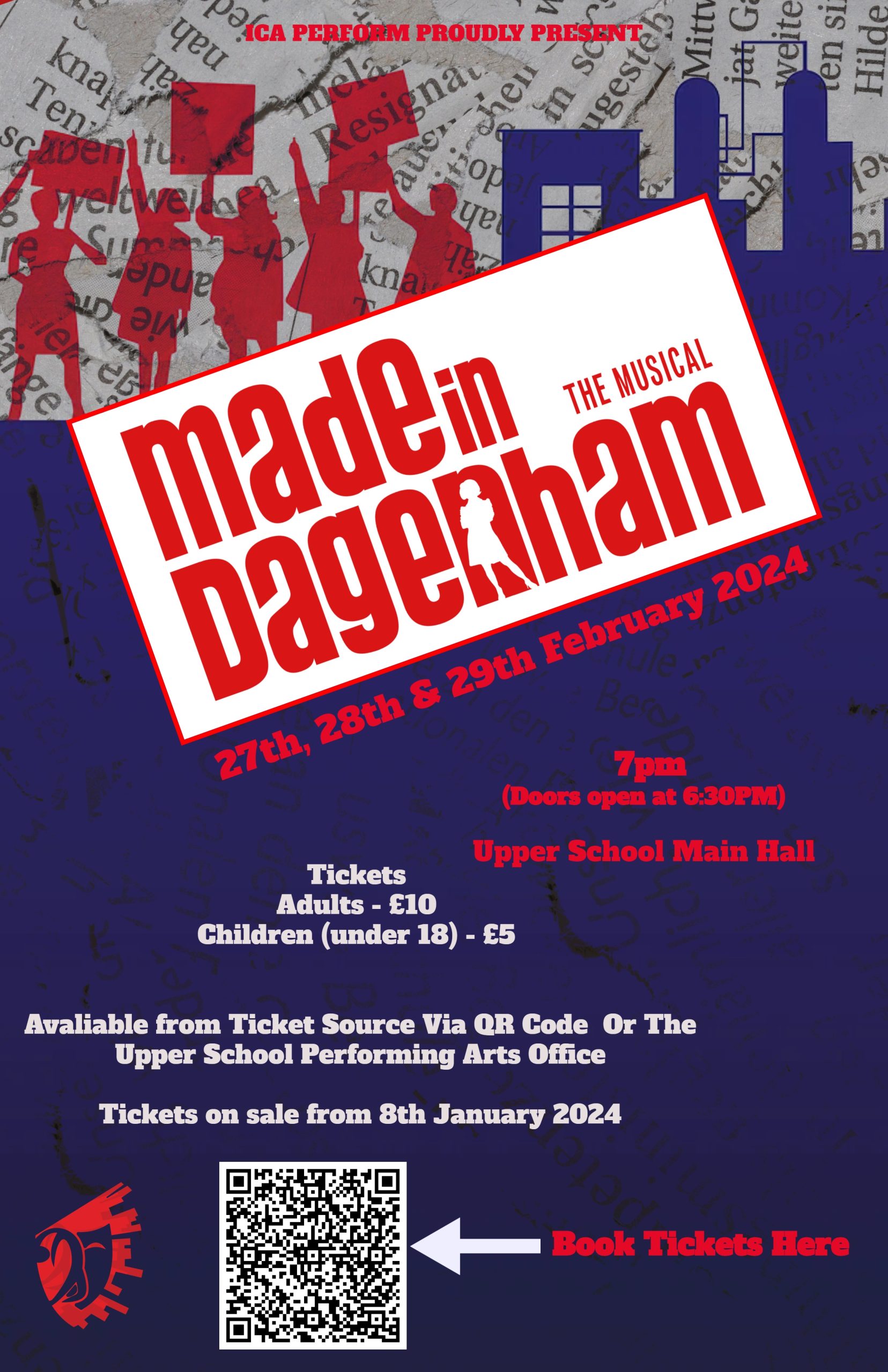 Made in Dagenham Show Poster Draft 2 (1) | Hall Cross Academy
